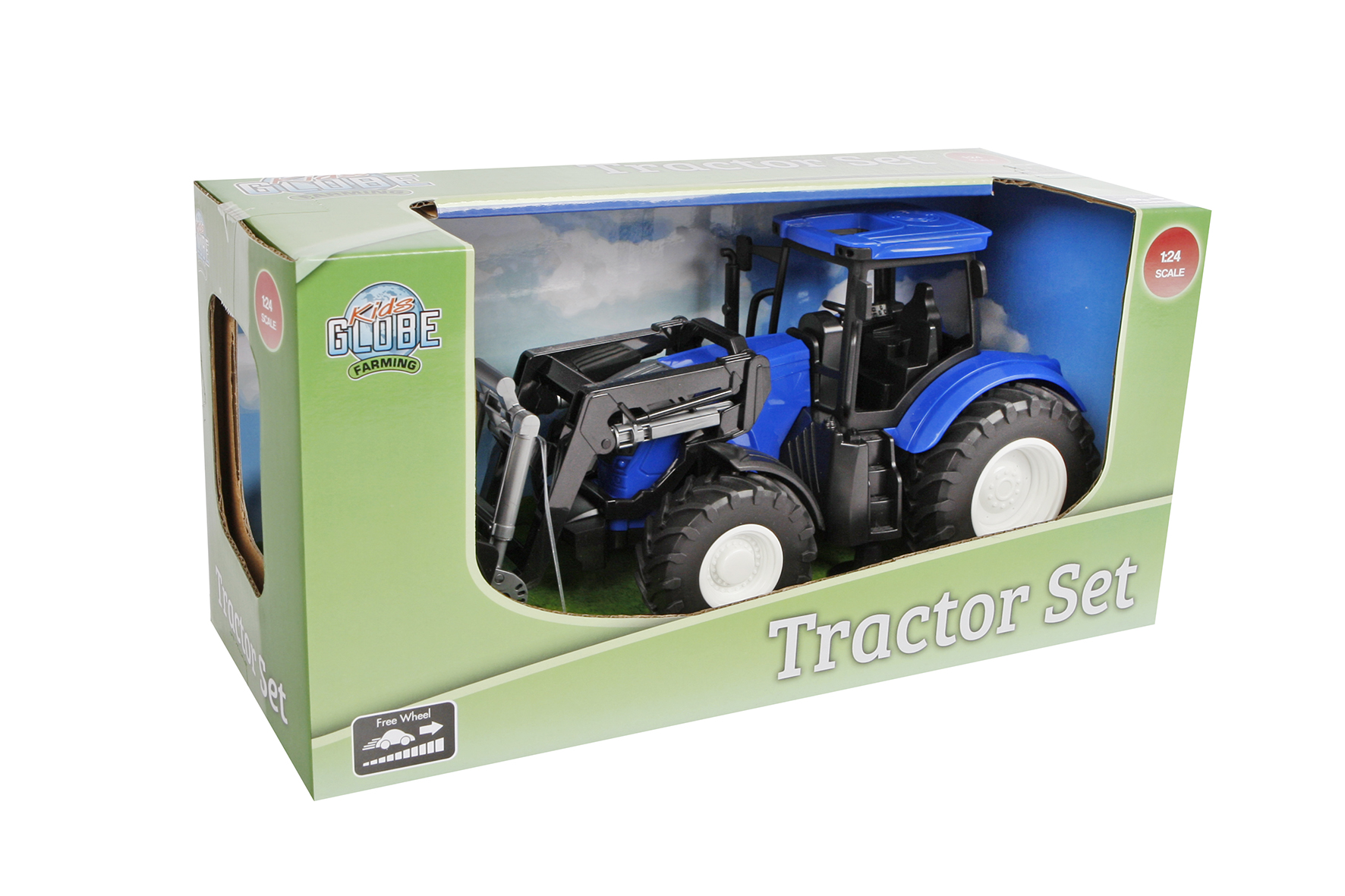 Tractor with frontloader – KidsGlobe